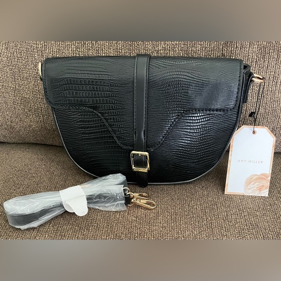 Amy Miller | Bags | Nwt Womens Amy Miller Snake Skincorocco Crossbody ...